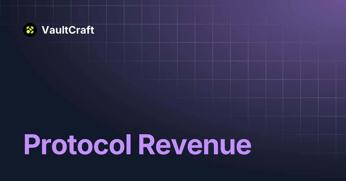 Protocol Revenue | VaultCraft